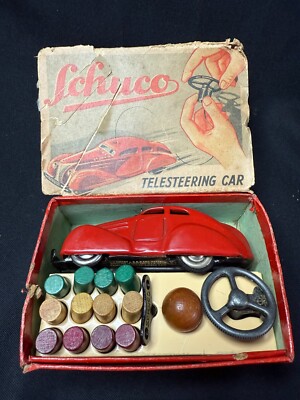 Vintage SCHUCO 3000 Telesteering Car With Key & In Original Box | eBay