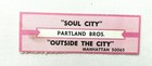 Partland Brothers 45 RPM "Soul City/ Outside The City" w/ Jukebox Title ...