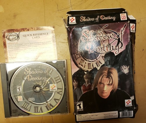 Shadow of Destiny PC CD ROM Konami Crime Puzzle Game New Damaged Box ...