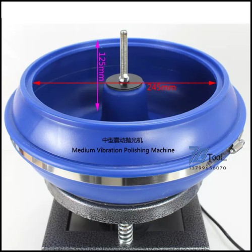 5L Vibratory Tumbler Jewelry Vibration Polishing Bucket Polishing Drum ...