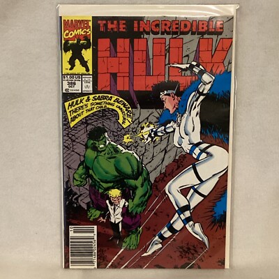 Vintage The Incredible Hulk Issue No 386 Marvel Comics Oct 1991 Bagged ...