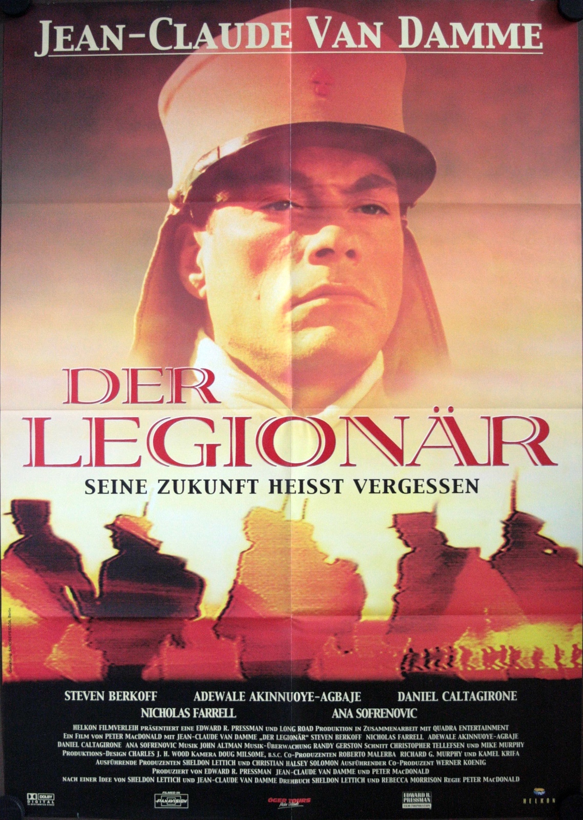Der Legionär Legionnaire Filmposter A1 Jean-Claude Van Damme, Steven ...