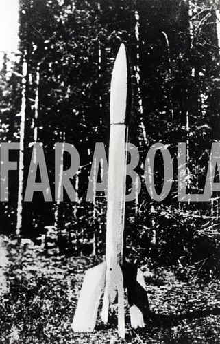 Photo de presse vintage Austronautica, 1933, Fusée Soviétique GHIRD-09 ...