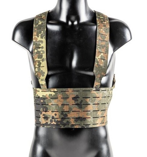 RARE German Bundeswehr KSK Flecktarn Laser Cut MOLLE Chest Rig Like ...