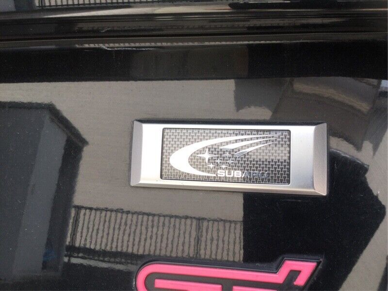Subaru IMPREZA WRX STI Genuine Rear Emblem Badge Carbon SWRT 93073FE850 ...