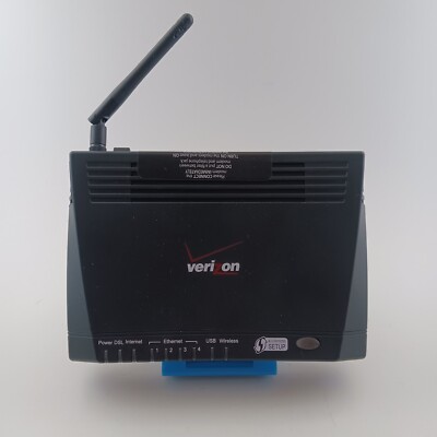 Verizon Actiontec GT704WG Rev B 4-Port Wireless DSL Modem & Router Only ...