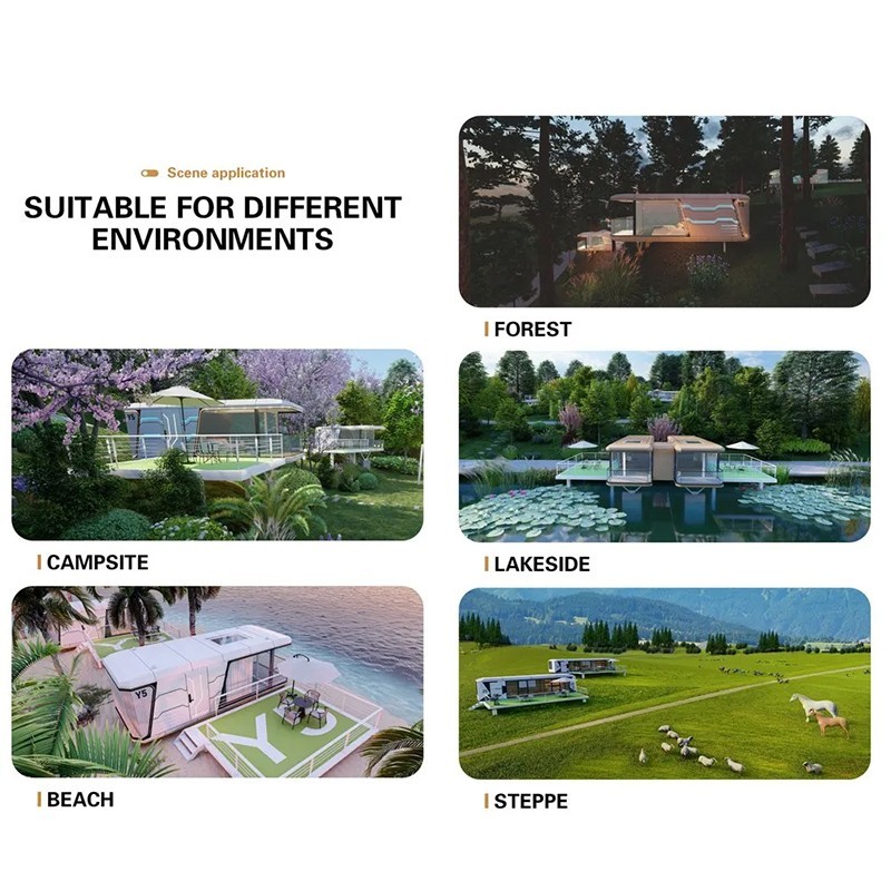 Earthquake Resistant Recreational Villa Fun Modern Capsule House | eBay