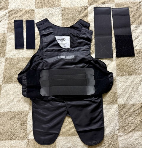 Point Blank Vest Body Armor Carrier (No Inserts) Size 44 Rifle Plate ...