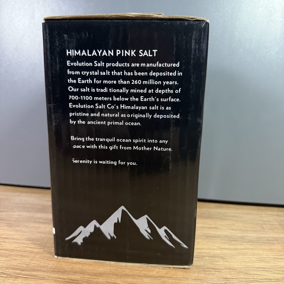 Evolution Salt Co Himalayan Crystal Salt Lamp Small with Cord & Bulb | eBay