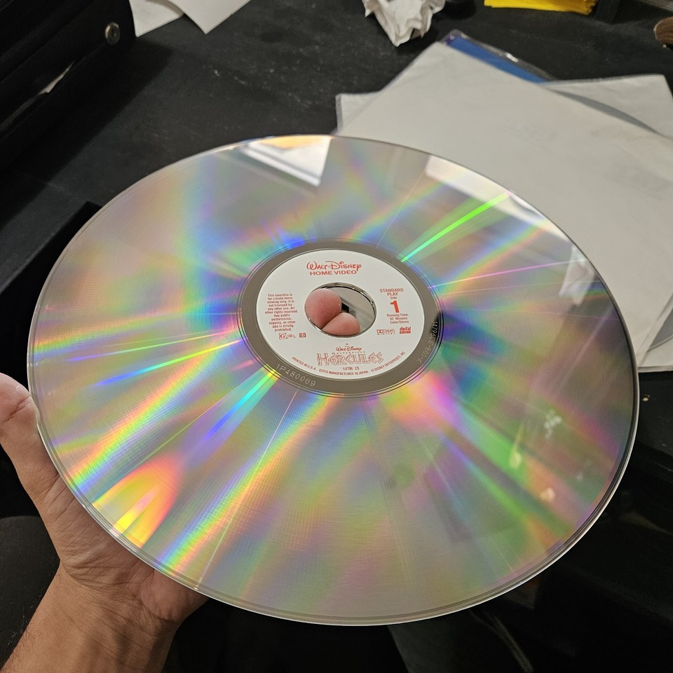 WALT DISNEY HERCULES Vintage Laserdisc Widescreen 1998 Rare VG+ | eBay