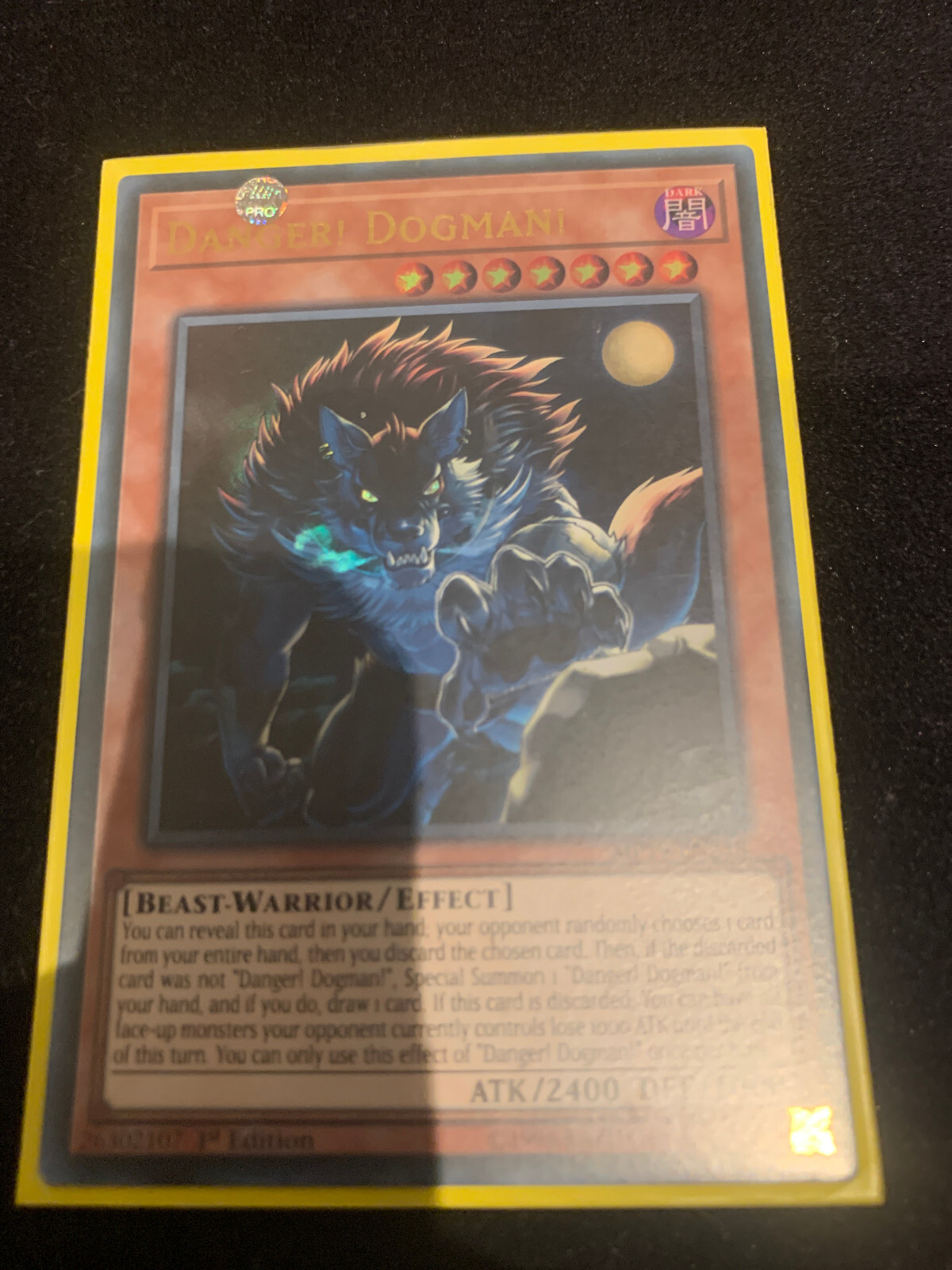 DANGER! DOGMAN! MP19-EN218 ULTRA RARE 1ST YuGiOh | eBay