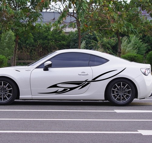 Car Door Decals Racing Hook Cross Stripes 78'' for 86 Vinyl Side ...