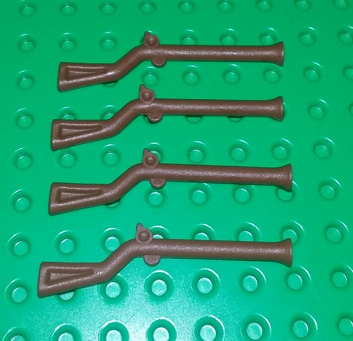 *NEW* Lego Brown Rifles Muskets Guns for Minifigs Figs People - 4 ...