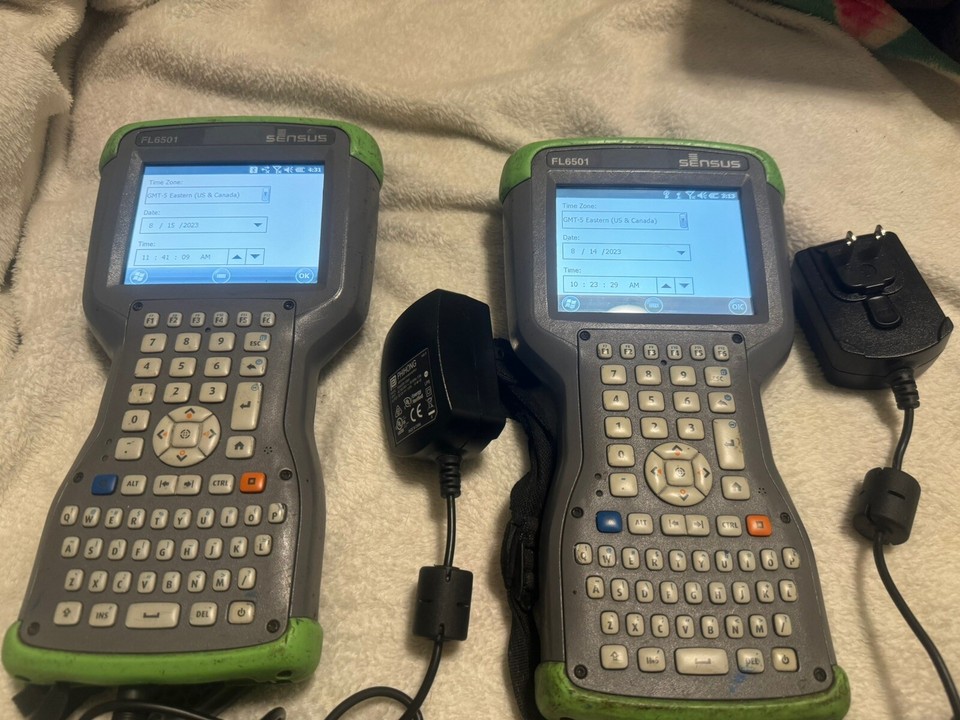 (LOT OF 2) Sensus FL6501 Field Logic Handheld Utility Meter Reader ...