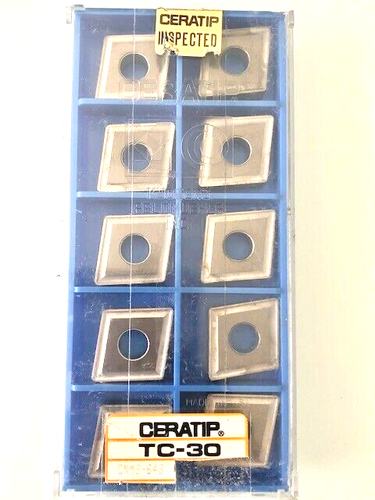 CNMG643 TC-30 GRADE CERATIP TURNING INSERTS NEW 10 PIECES | eBay