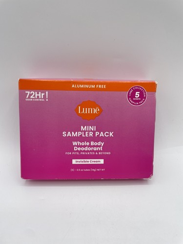 Lume Whole Body Deodorant 5 Pack Mini Sampler - Invisible Cream - 72 Hour Bs306 850030360670| eBay