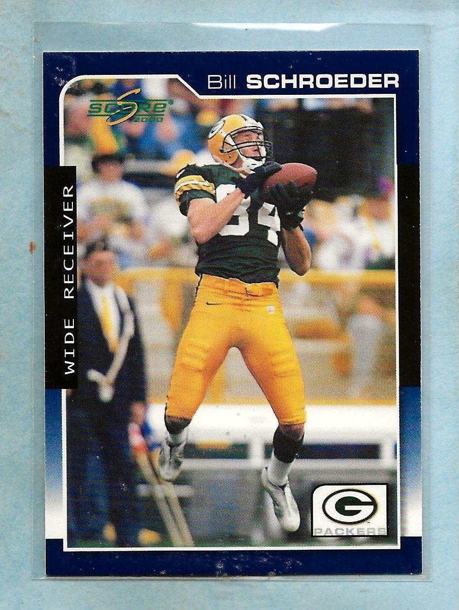 BILL SCHROEDER - 2000 Score - #77 - Packers - Comb. Shipping | eBay