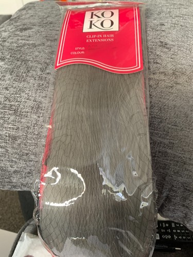 Koko Silver Grey Hair Extensions Clipped 1 3 & 8 Piece Full Head Curly ...