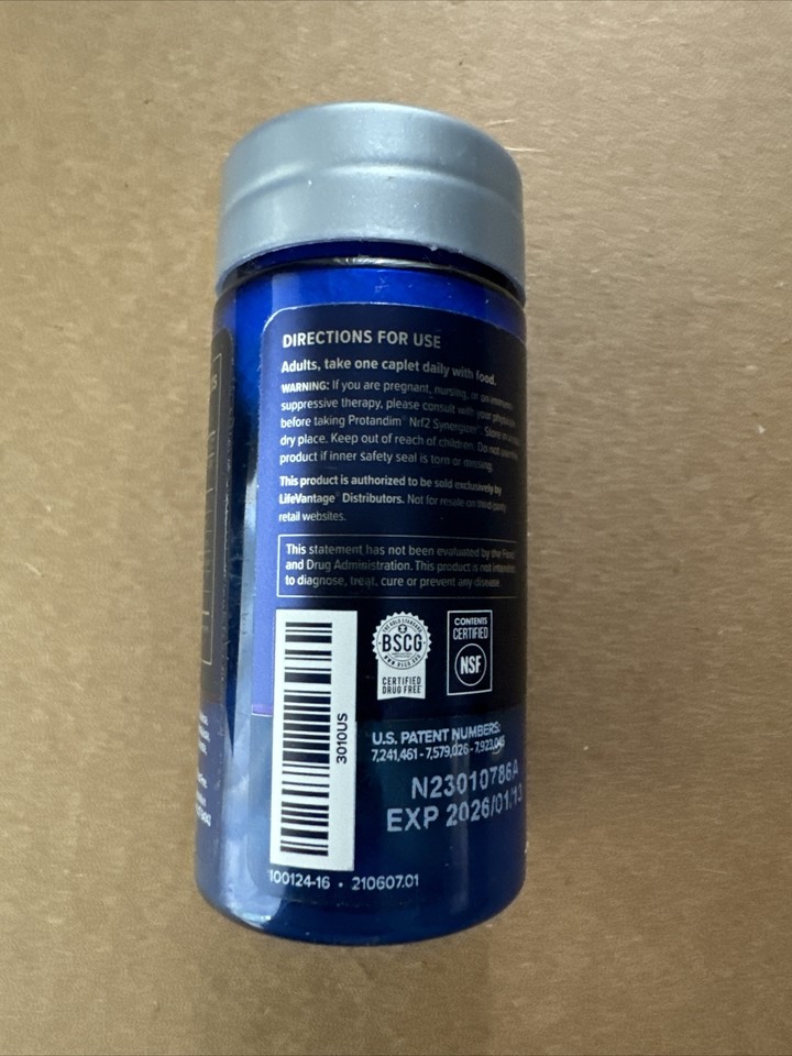 LifeVantage Protandim Nrf2 Synergizer Sealed New Expires 01/13/2026 | eBay