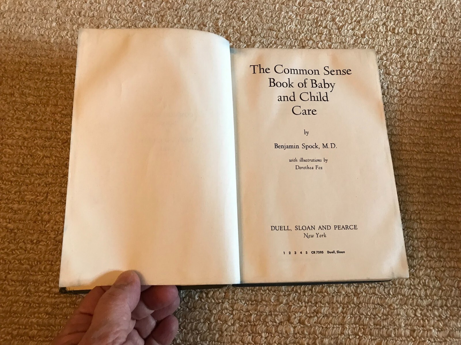 The Common Sense Book of Baby and Child Care, First edition ...