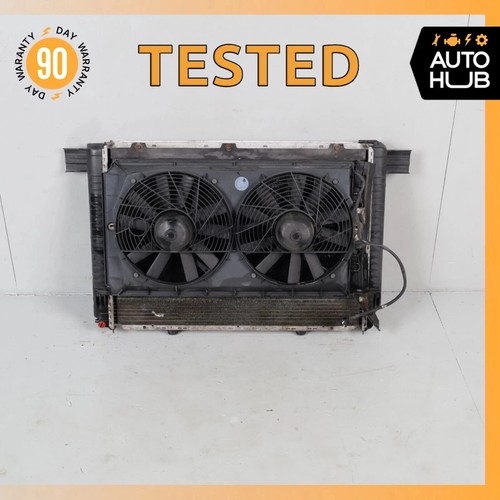 90-91 Mercedes R129 500SL Engine Water Cooling A/C Condenser Radiator w ...