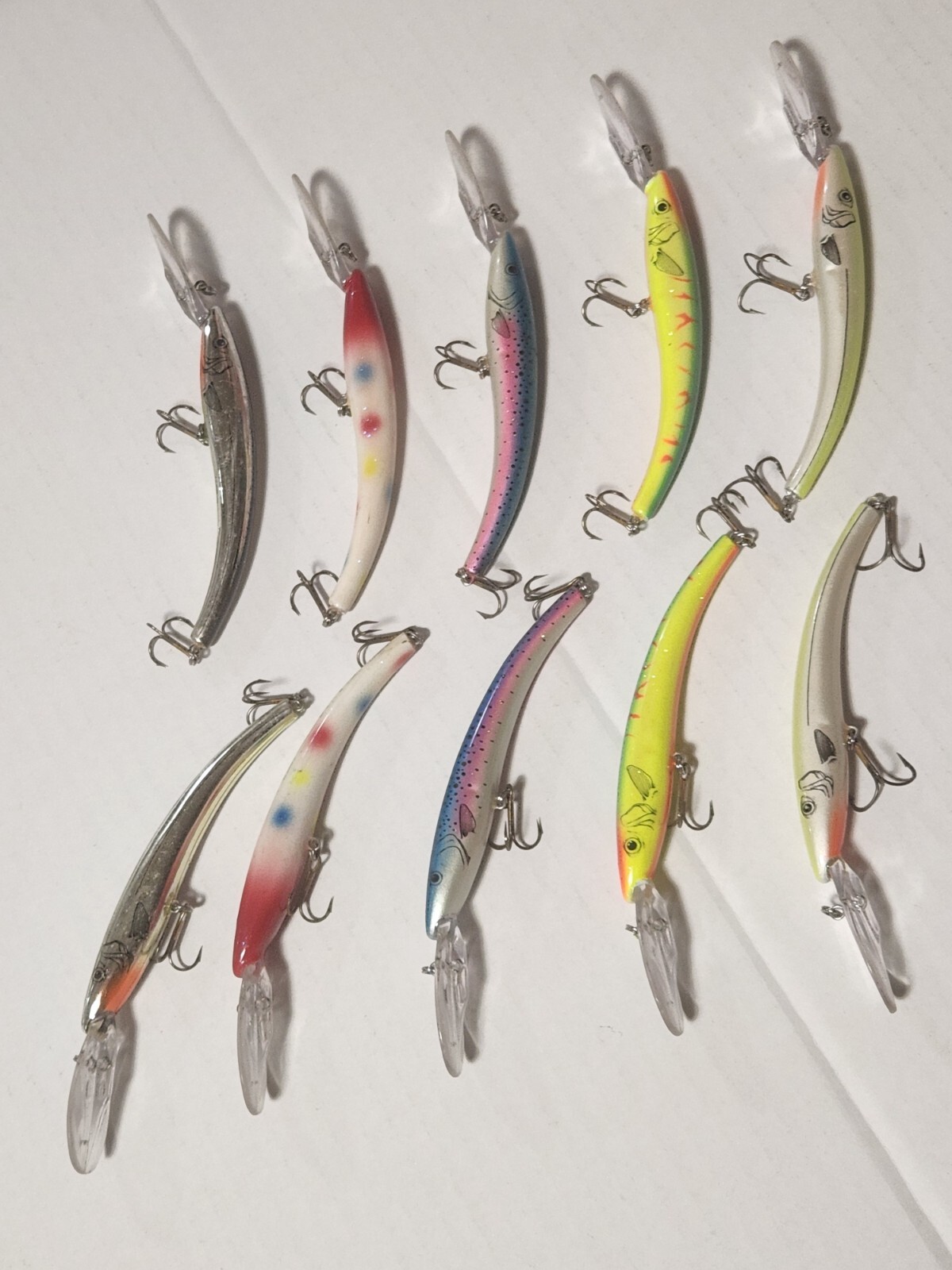 Reef Runner 800 Series Deep Diver Crankbaits - lot of 10 - assorted ...