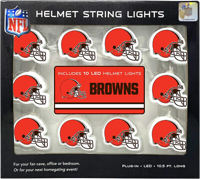 NFL LED Cleveland Browns Football Helmet String Night Christmas Night ...