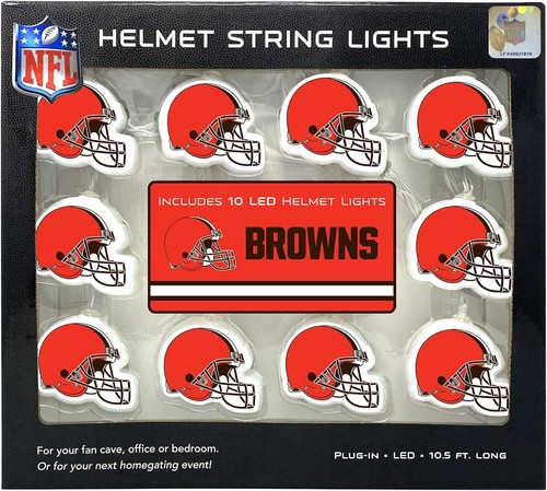 NFL LED Cleveland Browns Football Helmet String Night Christmas Night ...