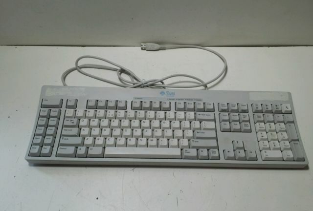 Sun Microsystems Type 7 USB PC Keyboard 320-1366-02 () for sale online ...