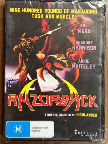 Razorback DVD 1984 Austraian Killer Pig Wild Boar Horror Movie Region ...