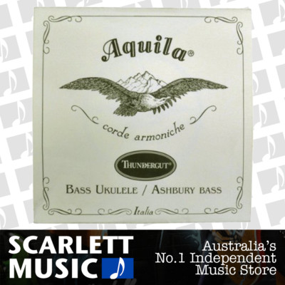 Aquila 68U 4-String Set Thundergut Bass Ukulele/ Ashbory Bass Strings ...