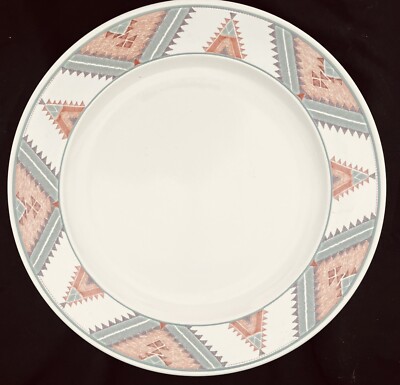 Mikasa ~ Santa Fe ~ Large Round Chop Plates/ Platter 12.5” Set Of 2 ...