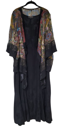 Violet Kay Spencer Alexis Sleeveless Maxi Dress Sheer Open Jacket Set ...