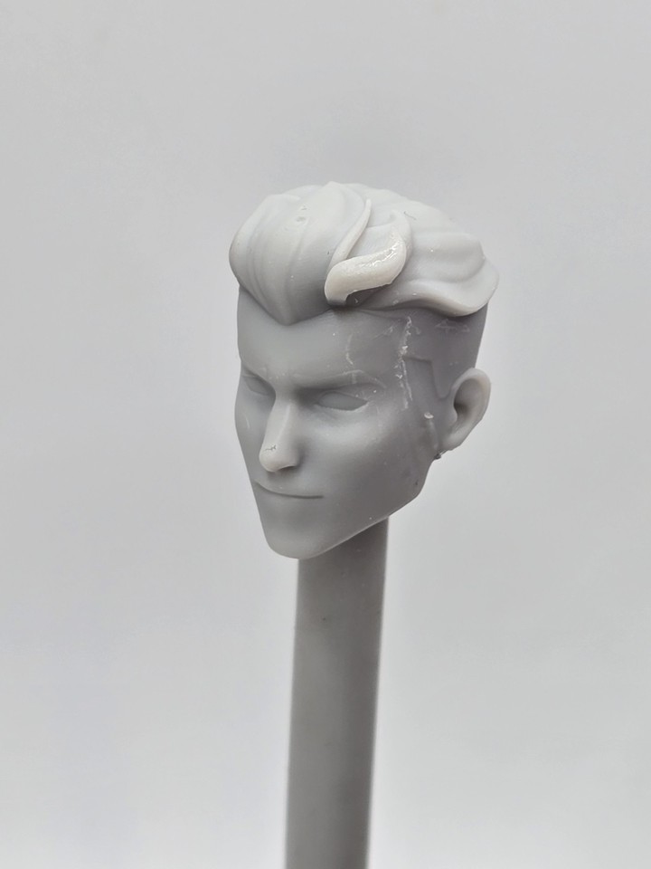 3d Printed INVINCIBLE Unmasked MARK HEAD 1:12 6" Classified Legends ...
