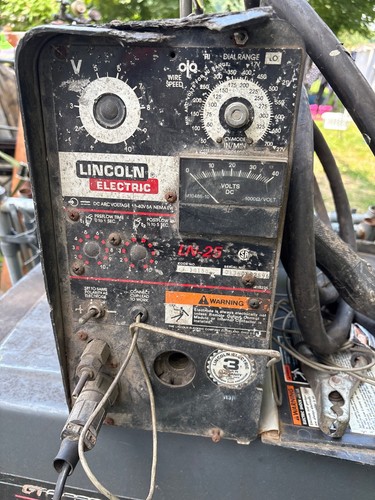 Lincoln Welder LN 25 comes with ground clamp and heavy duty tweco ...