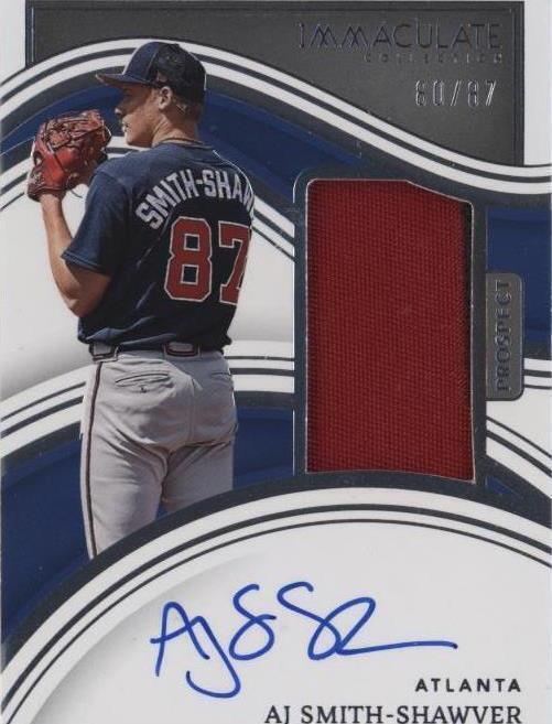 2023 Panini Immaculate Collection - Prospect Patch Autographs AJ Smith ...