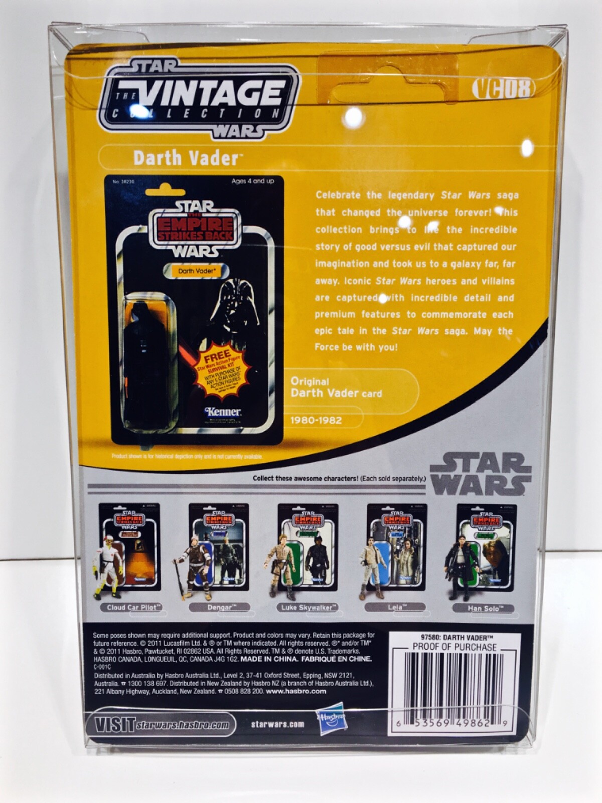 25 Box Protectors For STAR WARS VINTAGE COLLECTION Figures. TVC Please ...