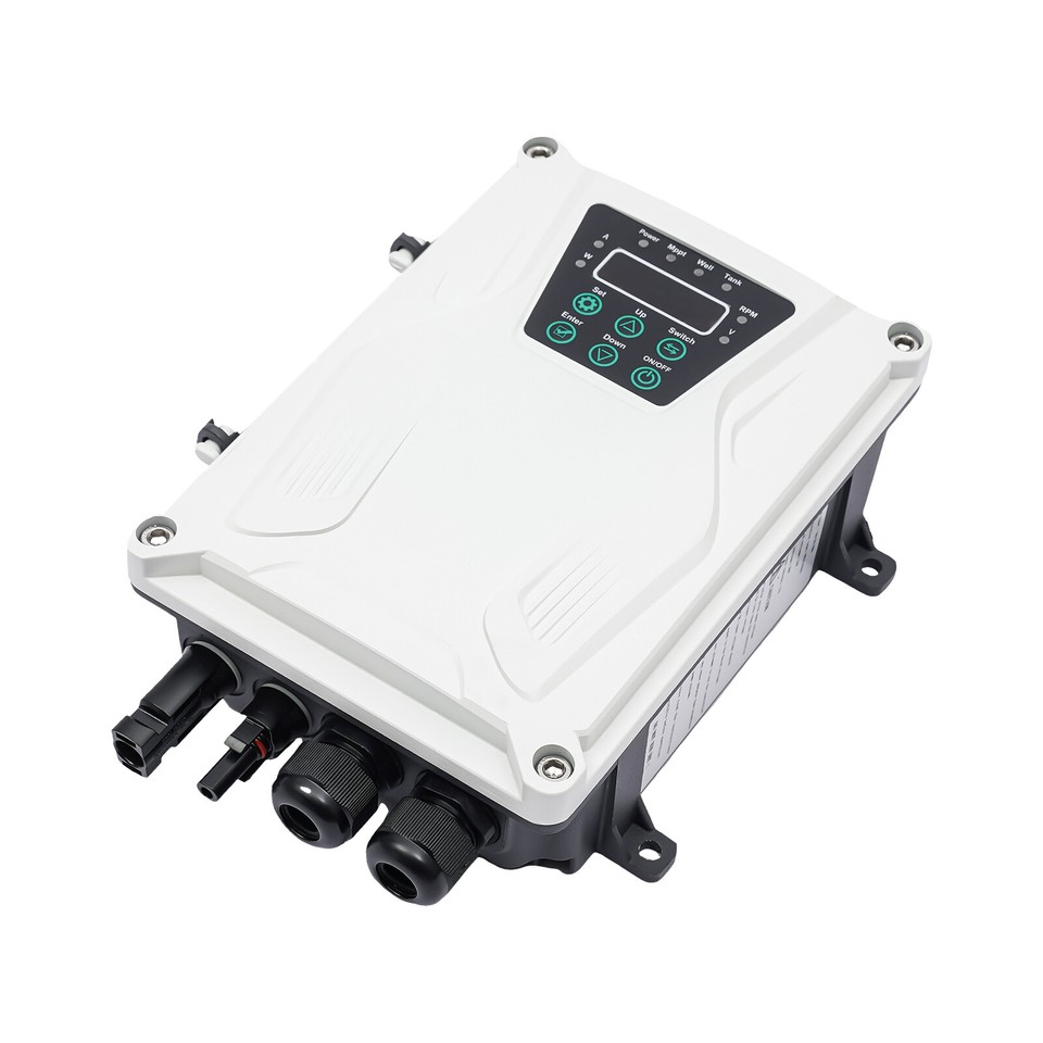 270W 3" DC 24V Solar Water Pump Submersible Deep Bore Well Pump+ MPPT ...