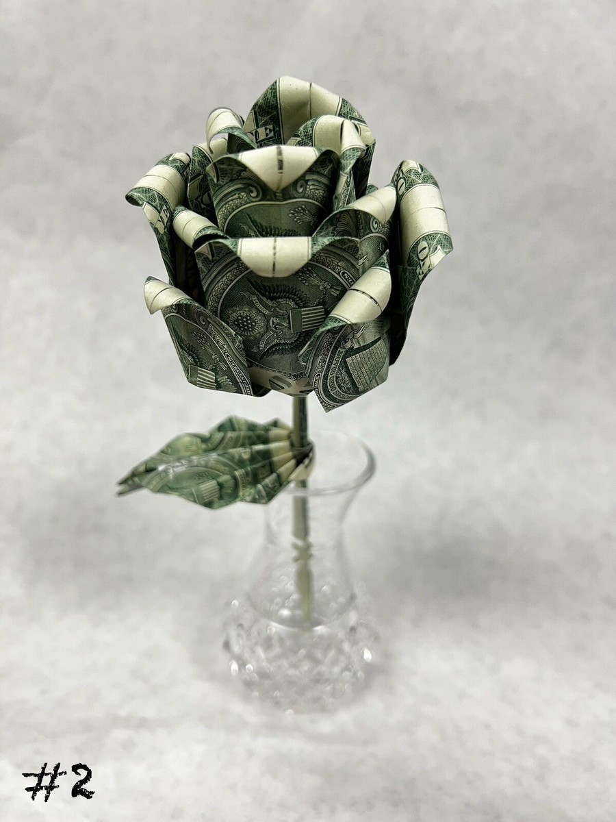 How To Make Origami Rose From Money How To Make A Money Rose | Money