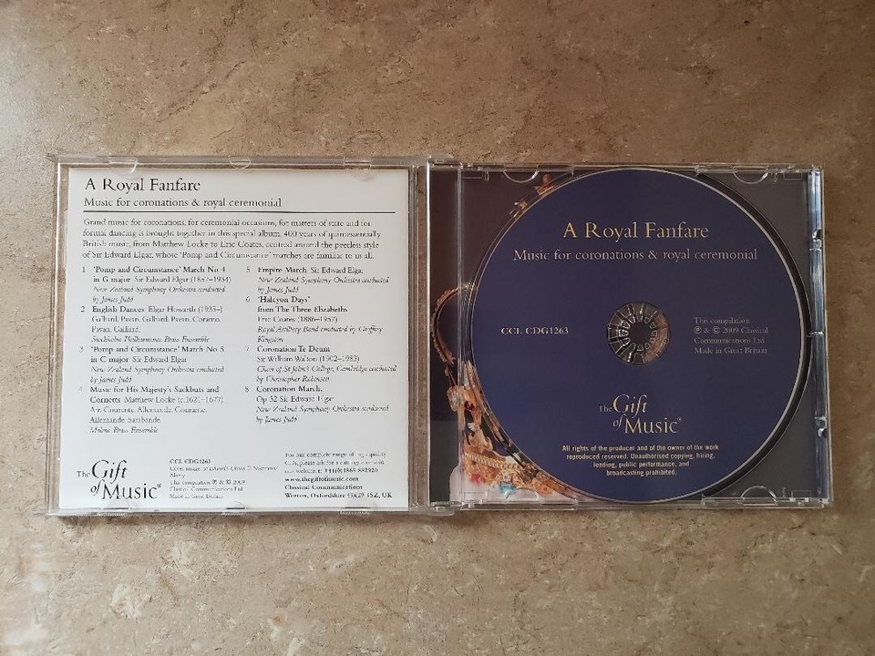 A Royal Fanfare: Music for Coronations & Royal Ceremonial CD (Like New ...