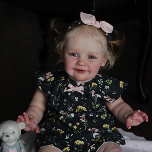 24''Real Looking Smiling Reborn Girl Dolls Reborn Baby Dolls Halloween ...