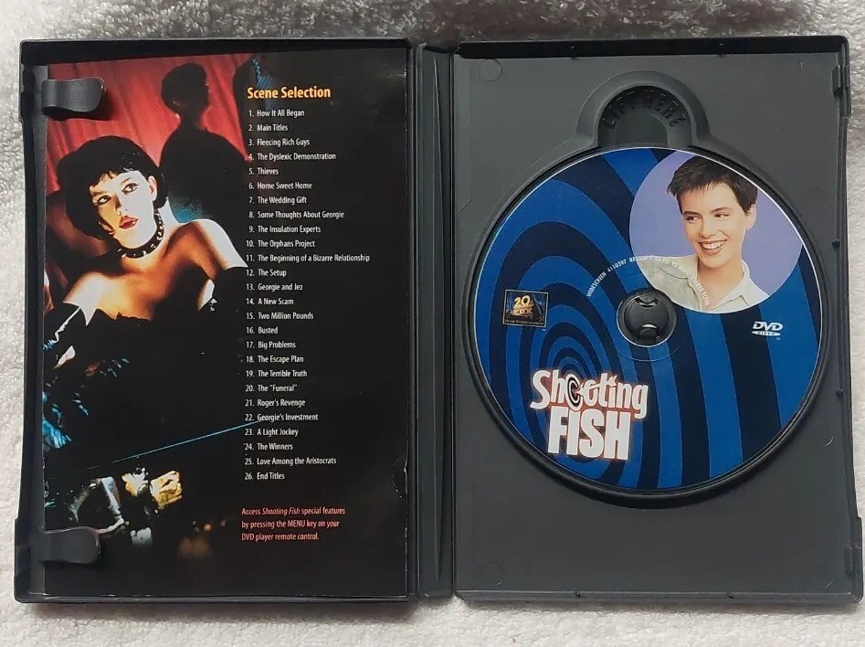 Shooting Fish (1998 Fox Searchlight Pictures DVD, R, Stephen Schwartz ...