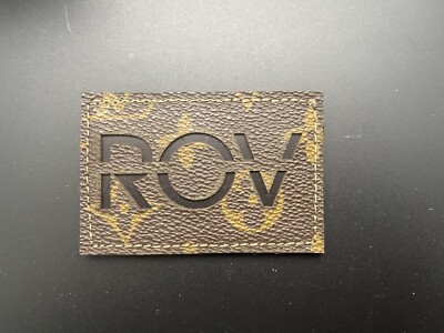 ROV Gear Monogram Leather Designer Patch | eBay