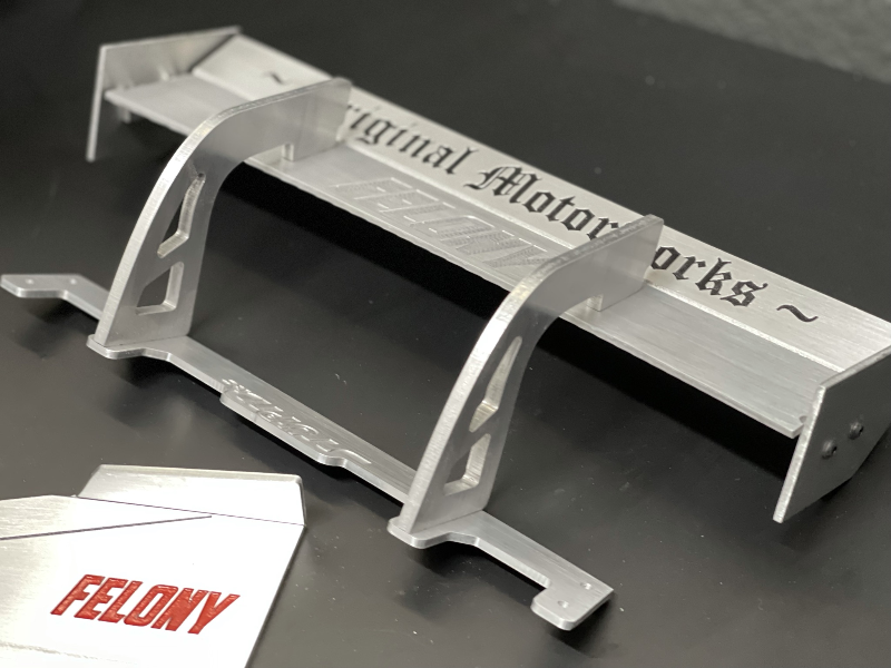 Arrma Limitless Wing StupidRC Aluminum Rear Wing For Arrma Limitless V1 ...