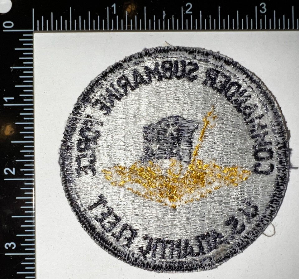 USN US Navy Commander Submarine Force US Atlantic Fleet Patch | eBay