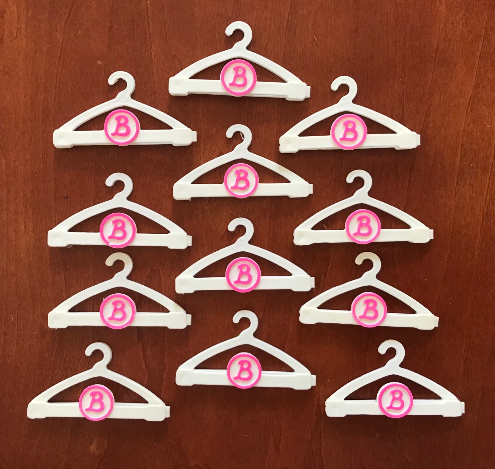 Barbie White Snap Hangers with Logo ~ 12 ~ 1992 | eBay