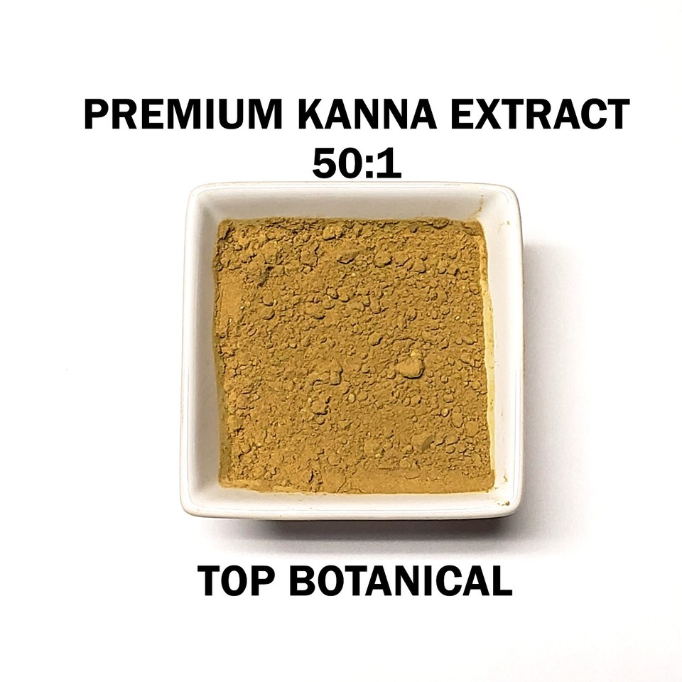 Kanna Extract 50:1 Powder Sceletium Tortuosum Pure High Quality Natural ...
