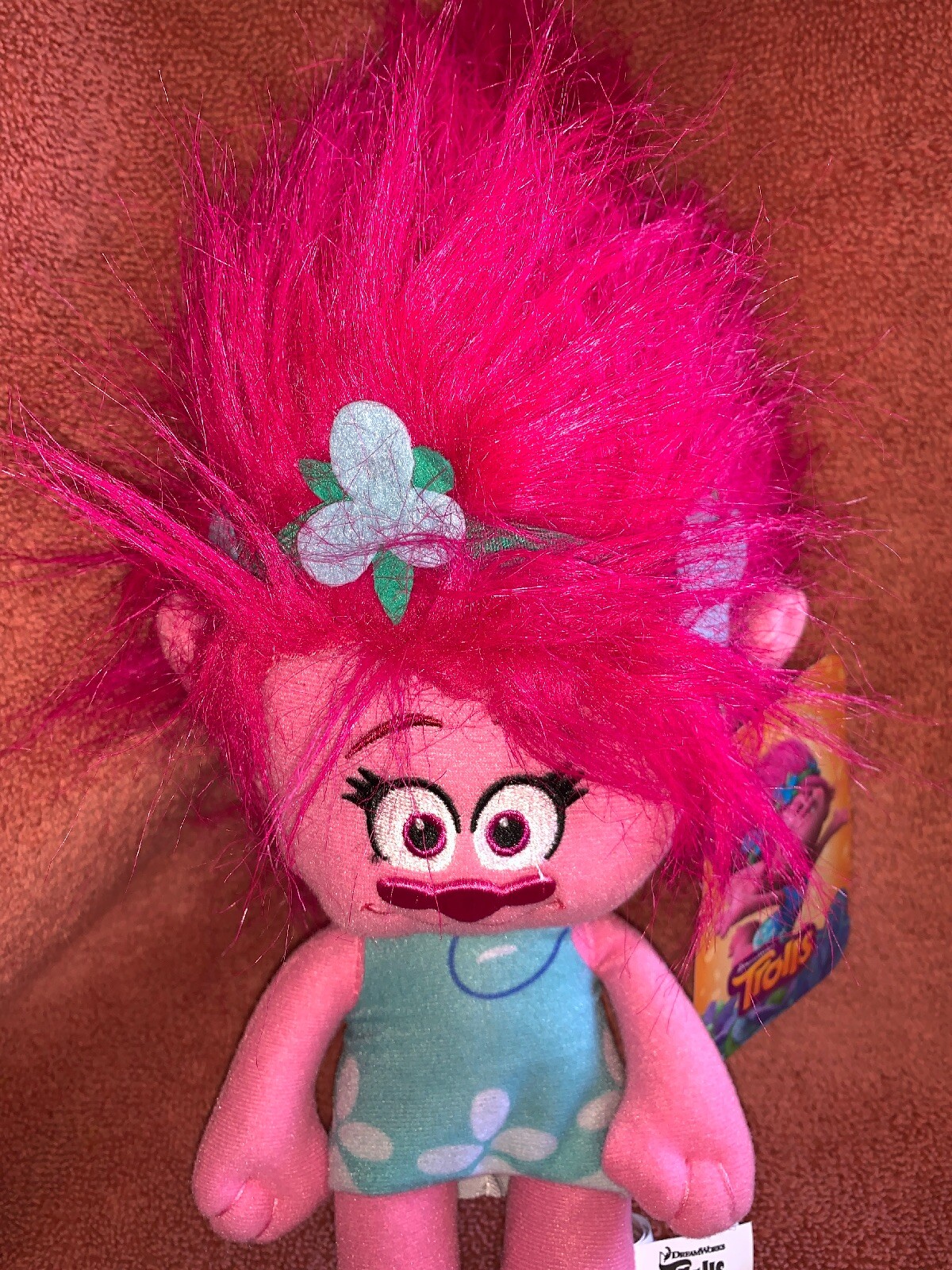 Trolls Poppy Plush Stuffed Toy 13” Doll Dreamworks Toy Factory Girl ...