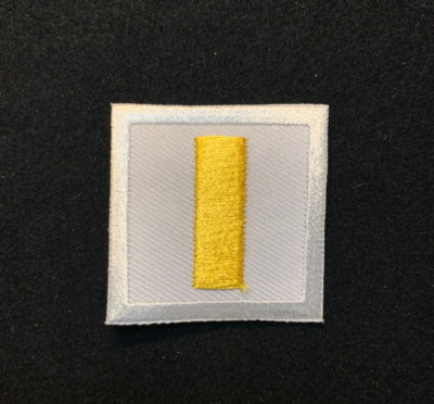 Lieutenant Bar Rank Insignia Patch Military Fire Police EMT 1.5”x1.5 ...