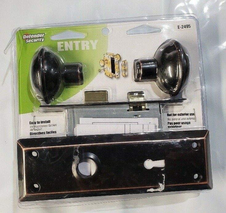 Prime Line Steel, Classic Bronze, Interior Door Lock, Lock-Set Bronze ...